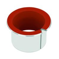 China Self Lubricating  Bronze Bushing Material Wrapped Strips Red for sale