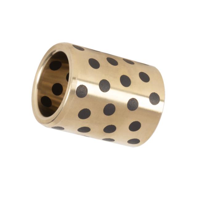 C90800 Tin Bronze Graphite Plugged Bushings CuSn12 for Injection Mold Machinery