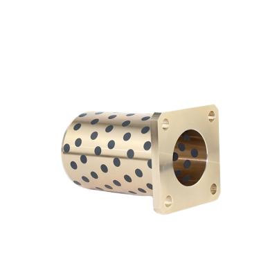 China Self Lubricating Graphite Plugged Oilless Die Bushings for sale