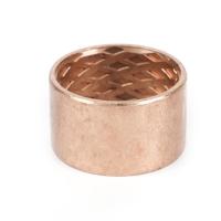 China CuSn8 CuSn6 Metric Flange Bronze Bushing Self lubricating for sale