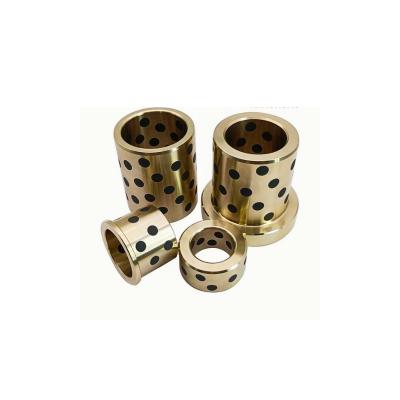 China Flange Bronze Sintered Slide Bearing With Self Lubrication for sale