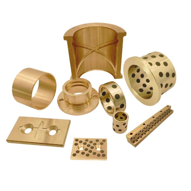 Precision C95400 bronze wear parts for shipyard crane machinery