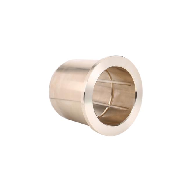 Industrial-grade cast bronze bearing housing, ASTM B505 standard