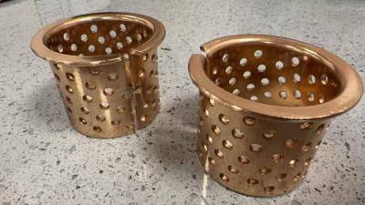 China Lagerbuchsen Bronze Sleeve Bushings, Flange Glidlager Size Made To Order for sale