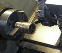 China C86300 Slide Bearing Sturned Bronze & Flanged Bushing Solid Lubricant Embedded for sale
