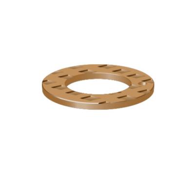Cina La manica del bronzo CuSn8 ha flangiato rientranze del diamante dei cuscinetti o ha timbrato con le scanalature per la lubrificazione in vendita
