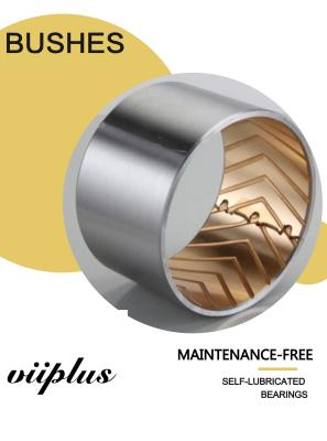 Cina BOCCOLE BIMETALLICHE Cuscinetti bimetallici autolubrificanti bimetallici materiali di JF700 CuPb30 Bush in vendita