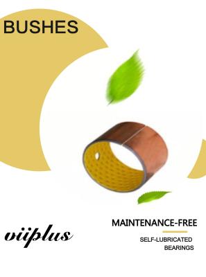 China Oil Impregnated Bronze Bearings | Grease-Lubricated Composite Bearings - /POM Coated Bushings for sale