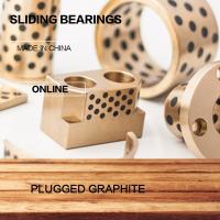 China Continuous Cast Embedded Solid Bronze Lubricating Bushing for sale