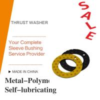 China Acetal Metal-Polymer Self Lubricating Sleeve Bushing Thin Wall Burnishing for sale