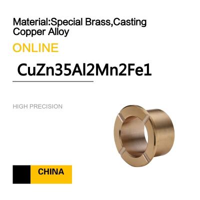 China Casting Copper Alloy Bushings , CuZn35Al2Mn2Fe1 Copper Alloy, China Supplier, High Quality for sale