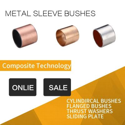 China Bronze Intermediate Layer Sleeve Bushes Guide Bearings Long Life for sale