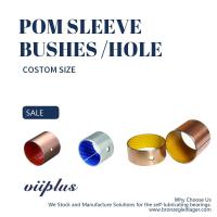China Oil Free Steel Back Plastic POM Layer Split Sliding Sleeve Bushing for sale