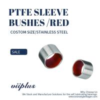 China Polymer Plain Bearings Types Composite Self-Lubricating Red  Bushing Without Pb for sale