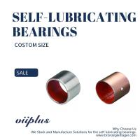 China Polymer Plain Bearings Types Composite Self-Lubricating Red  Bushing Without Pb for sale