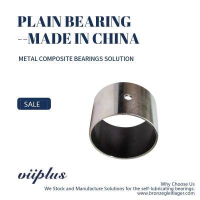 China Metric Standard Size Available Cylindrical Bearing Composite Bushing for sale