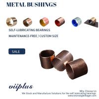 China Wrapped Bronze Bearings , CuSn8 With Graphite, high-load and low-speed for sale