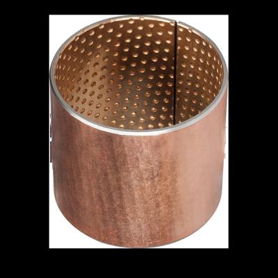 China JF800 Bimetal Bearing Bushes CuPb10Sn10 Or CuSn6Zn6Pb3 For Engine for sale