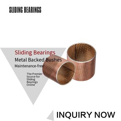China JF800 Bimetal Bearing Bushes CuPb10Sn10 Or CuSn6Zn6Pb3 For Engine for sale