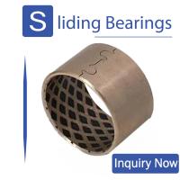 China Precision Machined Components Split Self Lubricating Bimetal Bushing With Graphite for sale