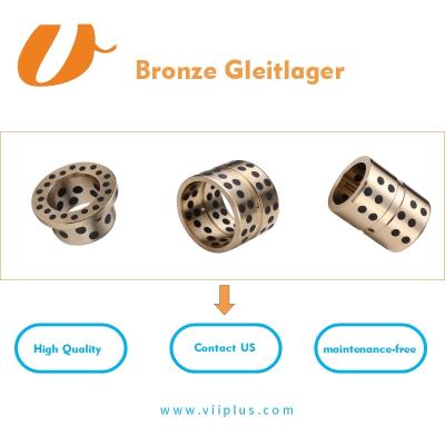China Manganese Bronze Graphite Plugged Bushings For Pillow Blocks, High Quality for sale