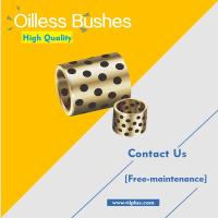 China Oilless Bushes Plugged Graphite Bronze Straight & Flange Type for sale