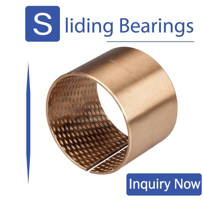 Wrapped bronze bearing with grease pocket