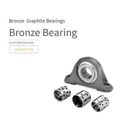 China Manganese Bronze Graphite Plugged Bushings For Pillow Blocks, High Quality for sale
