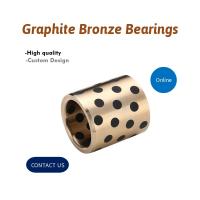 China Self Lubricating Solid Inlaid Graphite Plugged Bushings for sale