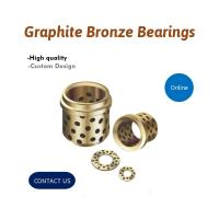 China Self Lubricating Solid Inlaid Graphite Plugged Bushings for sale