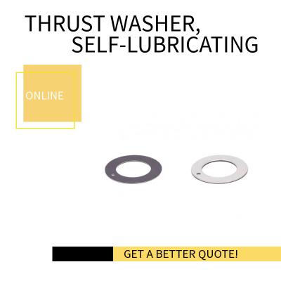 China WC10 Thrust Washers Self Lubricating Plain Bearing  Lined 20-10-1.5mm for sale