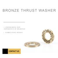 China Graphite Self Lubricated Bronze Thrust Washers CuZn25A16Fe3Mn3 for sale