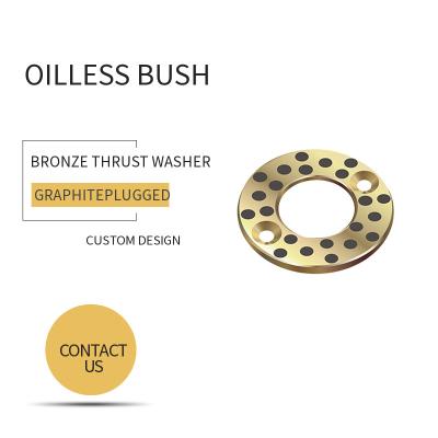 China JDB-JTW Graphite Bronze Thrust Washer Self Lubricated Oilless for sale