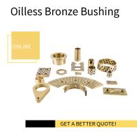 China Continuous Cast Embedded Solid Bronze Lubricating Bushing for sale