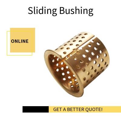 China Flanged Bronze Bushings Plain CuSn8 Mesh for sale