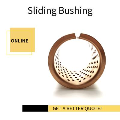 China Flanged Bronze Bushings Plain CuSn8 Mesh for sale