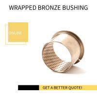 China Flange Wrapped Bronze Bearings 090 for sale