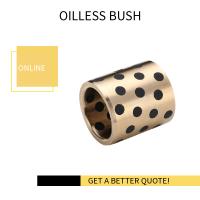 China Self Lubricating MPBZ Graphite Impregnated Brass Bearings for sale
