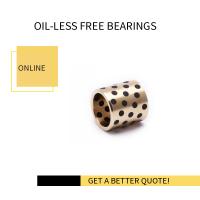 China Solid Lubricant Embedded MPBZ10-12 Oil Free Bushing Brass Alloy for sale
