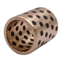 China Self Lubricated Bronze Embedded Graphite Bushing C86300 Alloy for sale