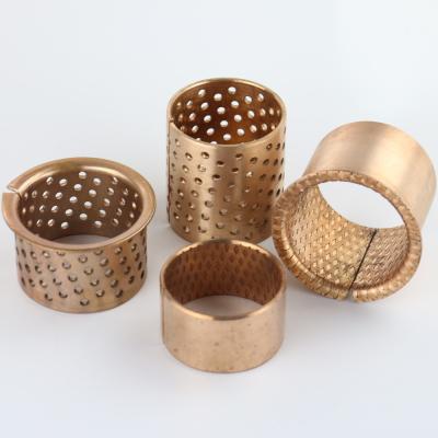 China Wrapped Flange Bronze Bushing High Load CuSn8P DIN 17662 for sale
