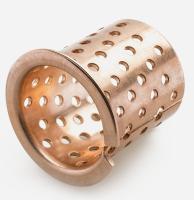 China CuSn8 Wrapped Bronze Bushing With Holes for sale