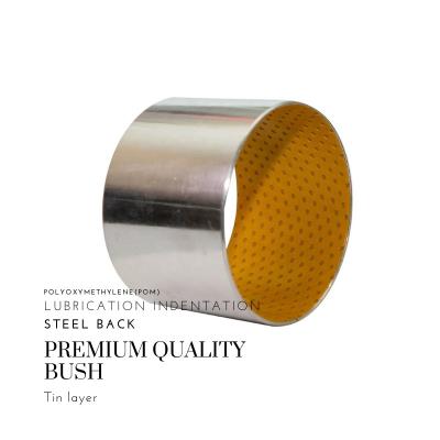 China Steel Base Self Lubricating Plain Bearing With Sintered Tin Bronze Layer for sale
