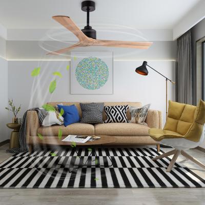 Cina Ventilatore da soffitto decorativo da 52 pollici con telecomando a 5 velocità in vendita