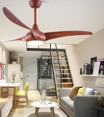 Cina Ventilatore di soffitto a LED moderno variabile di colore 52 pollici Ventilatore di soffitto a montaggio flush in vendita
