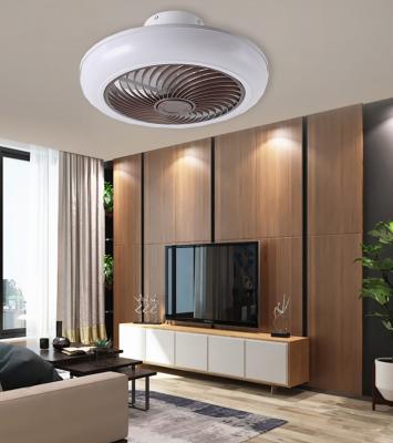 Cina Ventilatore di soffitto pieghevole a scarico con ventilatore di soffitto leggero moderno senza lame in vendita