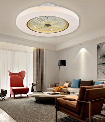 Cina Ventilatore di soffitto retrattile bianco senza lame con illuminazione in vendita