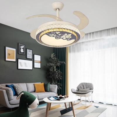 Cina Ventilatore di soffitto pieghevole Smart 42 con lame leggere ABS Ventilatore di lame pieghevoli in vendita