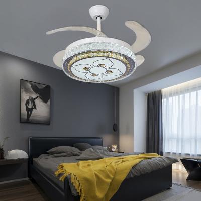 China ABS 42in Ventilador de teto dobrável com Ventilador de teto inteligente de perfil baixo e leve à venda