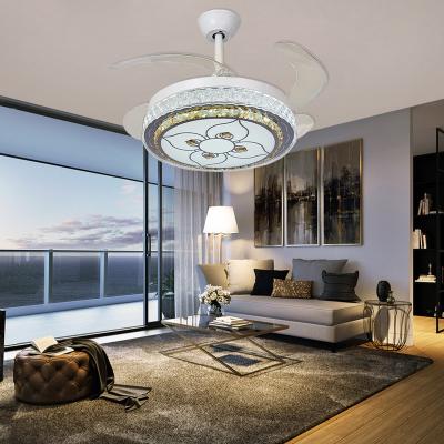 China ABS 42in Ventilador de teto dobrável com Ventilador de teto inteligente de perfil baixo e leve à venda